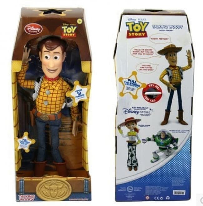 Disney Toy Story Pull String Woody 16" Talking Figure | Toy Game Shop