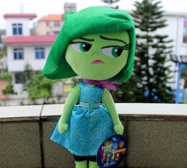 Disney Pixar Inside Out Disgust Plush 28cm Stuffed Toy 11 inches | Toy ...
