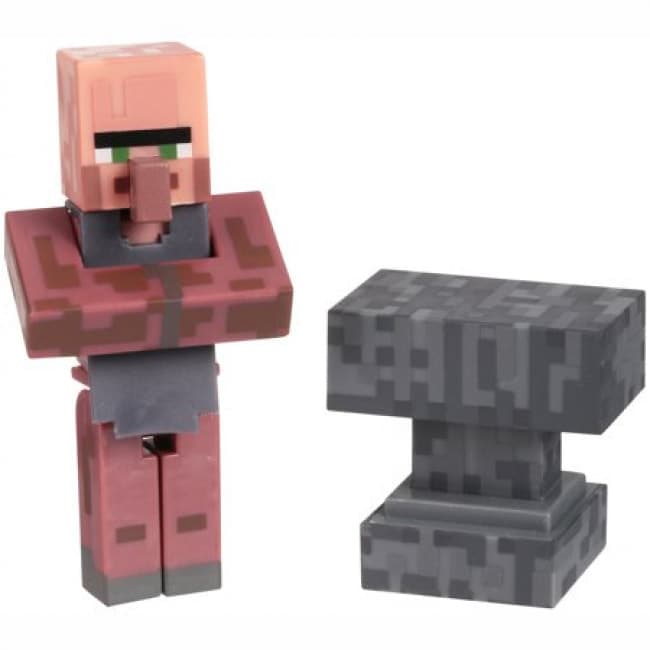 Minecraft Series 2 Villager Blacksmith Action Figure Overworld | Toy ...
