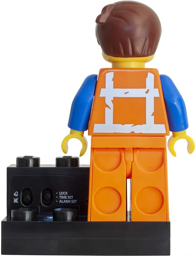 Lego Movie 2 Emmet Kids Minifigure Light Up Alarm Clock | Toy Game Shop