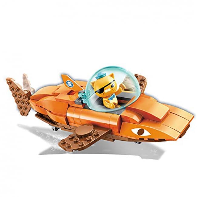 Octonauts GUP-B Tiger Shark Vehicle & Kwazii 113pcs Building Block Set ...