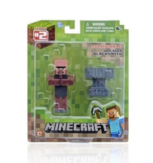 Minecraft Series 2 Villager Blacksmith Action Figure Overworld | Toy ...