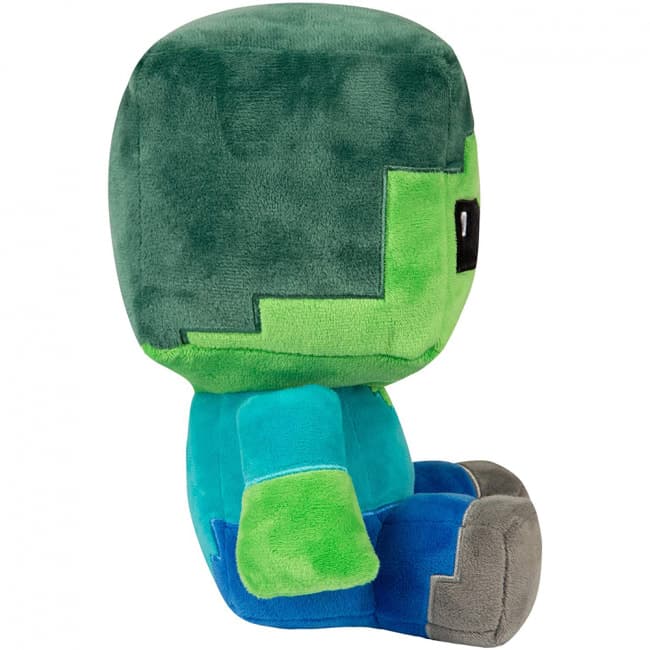 JINX Minecraft Crafter Zombie Plush Stuffed Toy, 8.75 Inches, 20cm ...