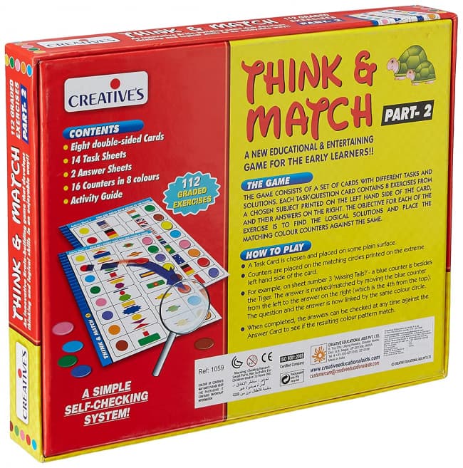Think And Match Part 2 Educational Game | Toy Game Shop