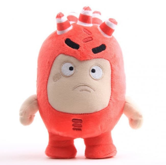 Oddbods Fuse Red Soft Stuffed Plush Toy | Toy Game Shop