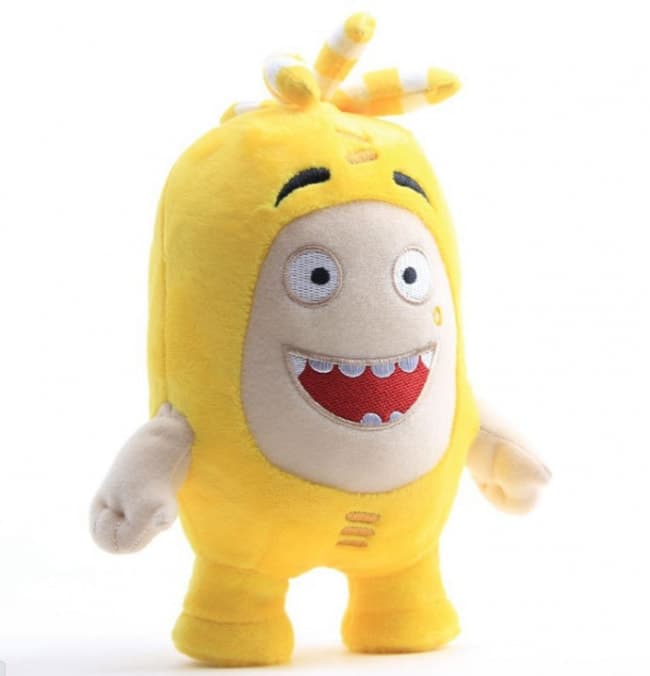 Oddbods Bubbles Yellow Soft Stuffed Plush Toy | Toy Game Shop