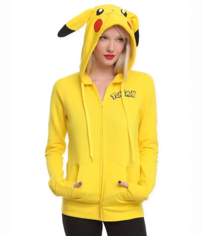Pikachu Hooded Sweatshirt | Toy Game Shop