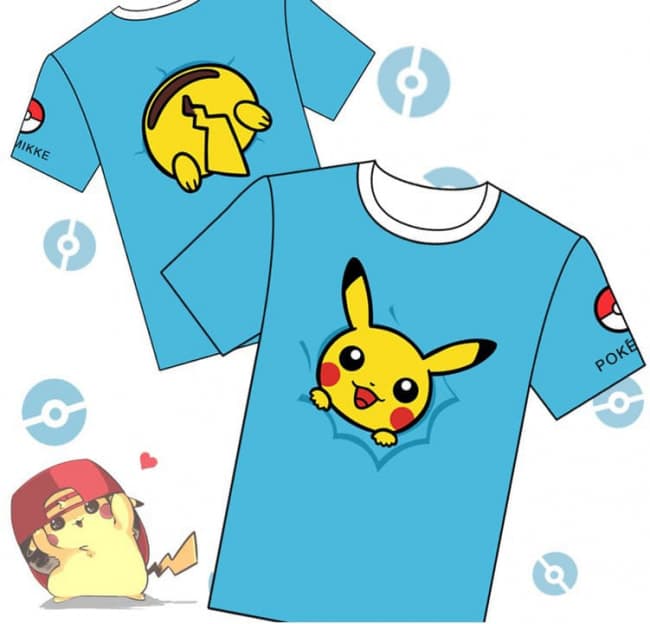 Pokemon Go Pikachu Blue T-Shirt | Toy Game Shop