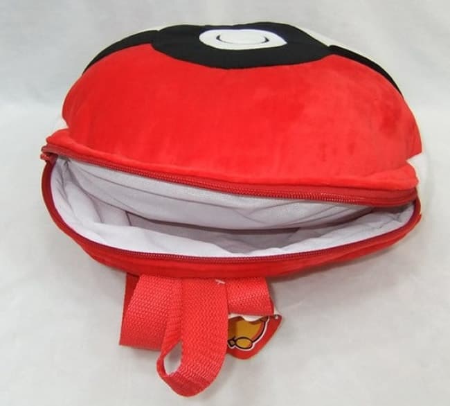 Pokemon Pokeball Soft Plush Kids Backpack (15 inch) | Toy Game Shop