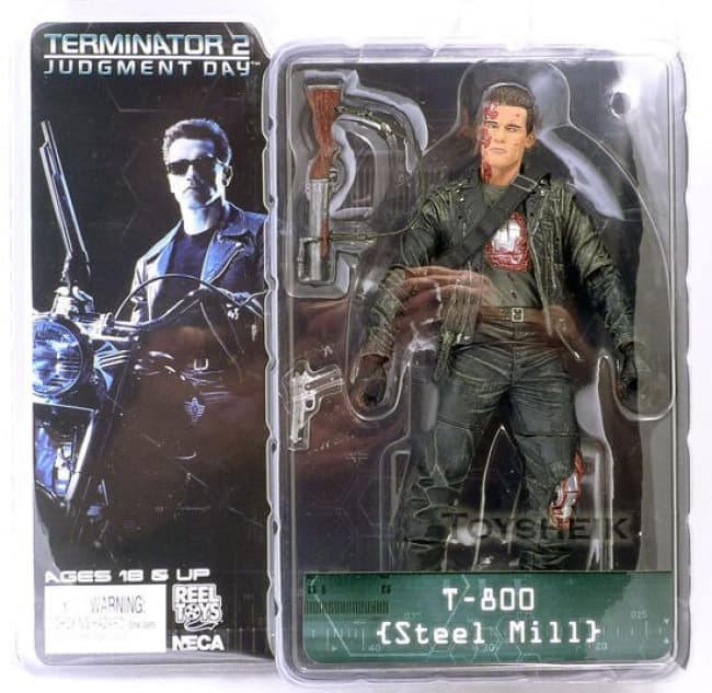 NECA 7 Inch Terminator Collection Series 2 Steel Mill T-800 Action ...