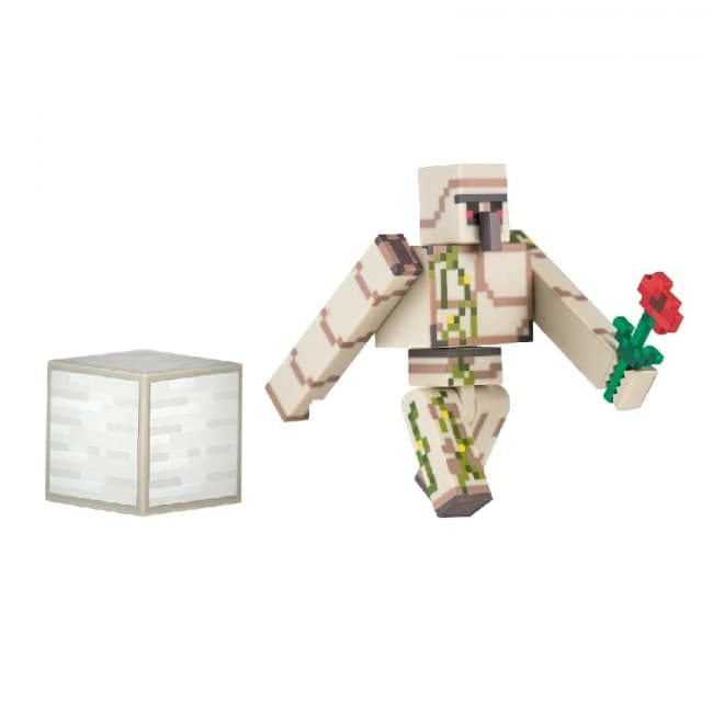 Minecraft Series 2 Iron Golem Action Figure Overworld | Toy Game Shop