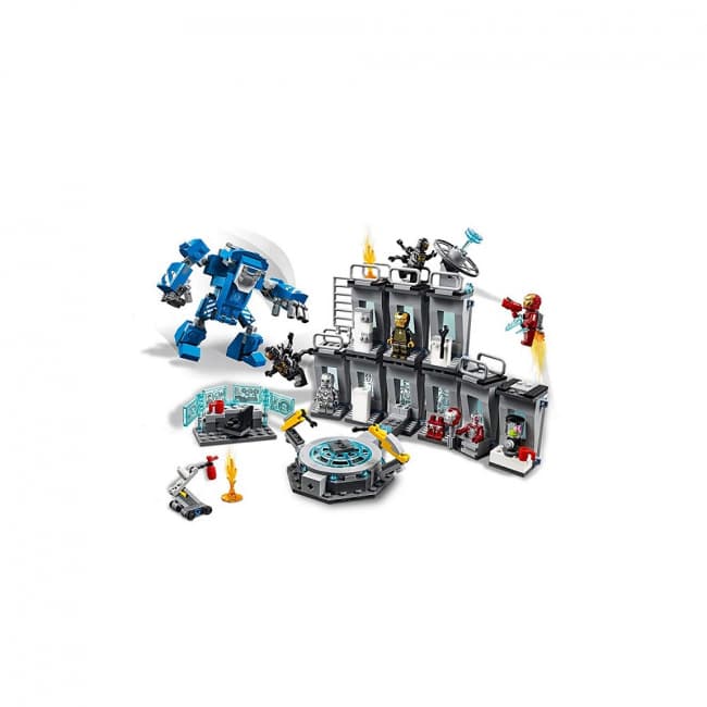 Marvel Avengers Iron Man Hall of Armor Building Kit Brick Set | Toy ...