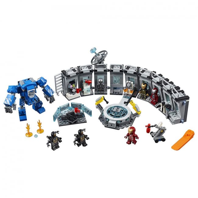 Marvel Avengers Iron Man Hall of Armor Building Kit Brick Set | Toy ...