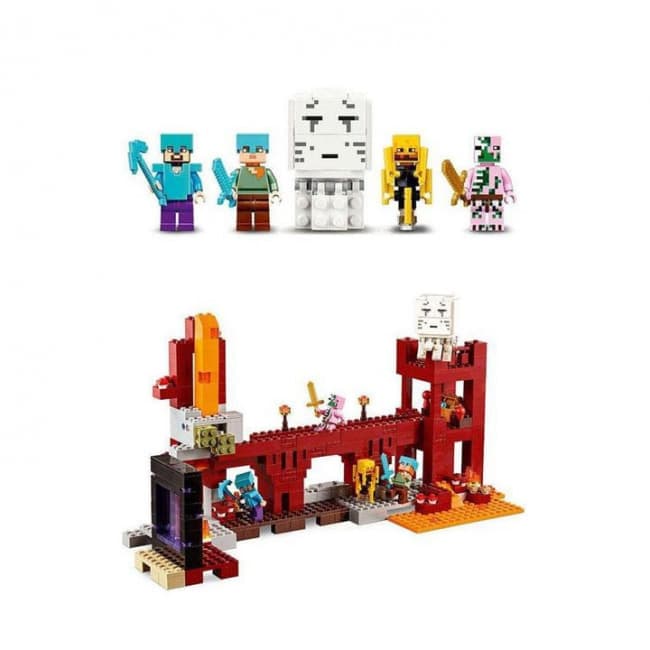 Minecraft The Nether Fortress Building Kit | Toy Game Shop