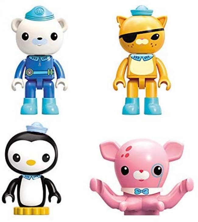 Octonauts Octopod Playset Barnacles Kwazii Peso Inkling Brick Building ...