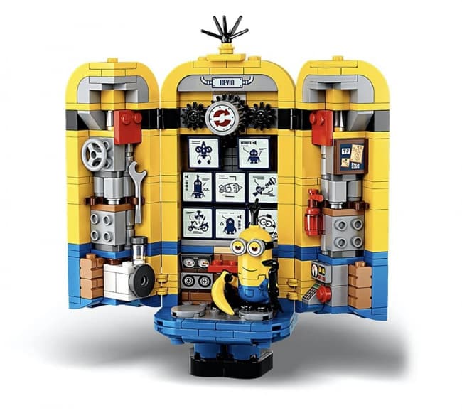 Minions: Brick-Built Minions and Their Lair 75551 Brick Building Kit ...