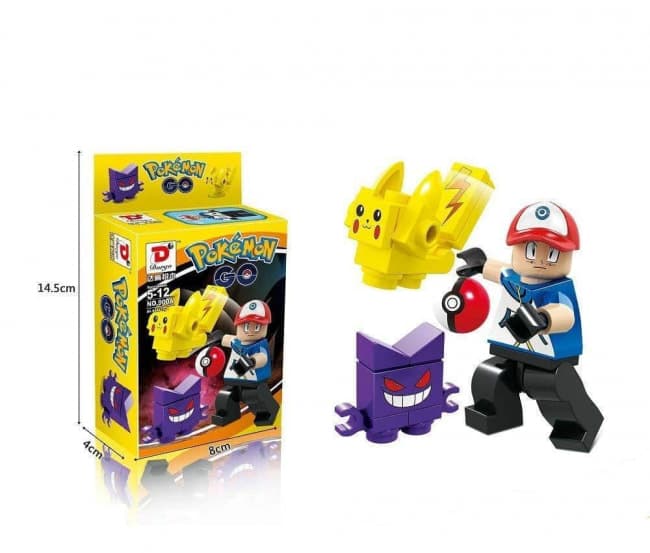4 Set Pokemon Go Mini Figures Building Blocks Toys | Toy Game Shop