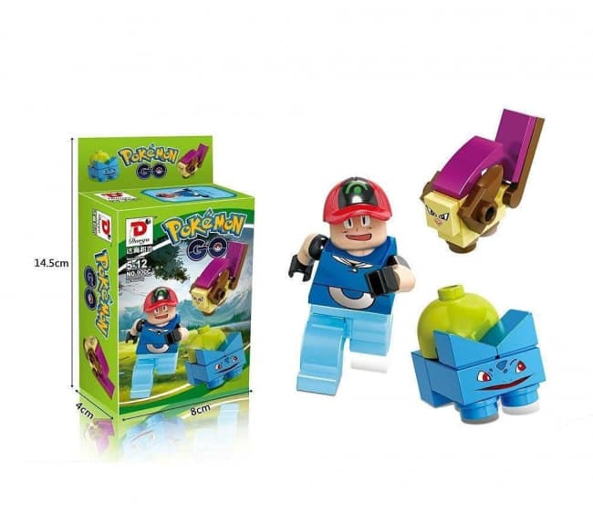 4 Set Pokemon Go Mini Figures Building Blocks Toys | Toy Game Shop