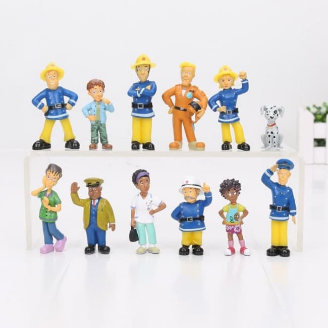 Fireman Sam 12pc Toy Figure Set | Toy Game Shop