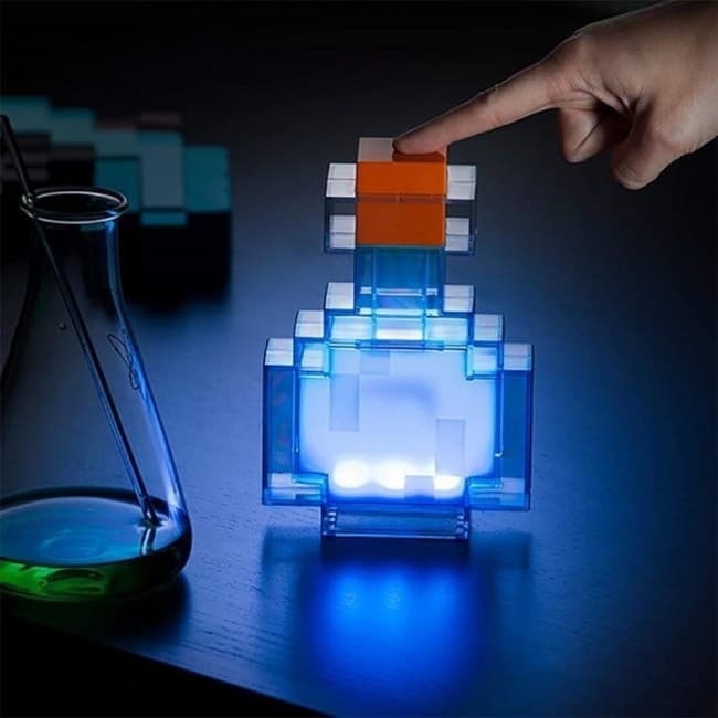 Minecraft Potion Bottle Color Changing Light | Toy Game Shop