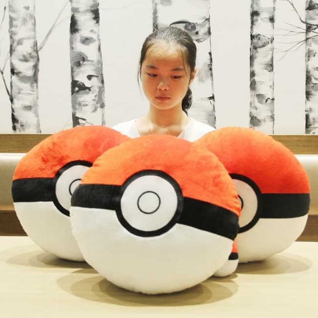 Pokeball Plush Toy Pillow 38cm 1.25ft | Toy Game Shop